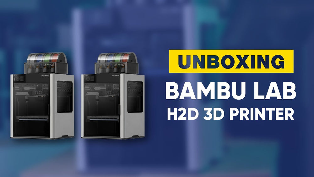 Unboxing the Bambu Lab H2D - First Impressions & What's Inside. - Shop3D.ca