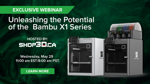 Exclusive Webinar: Unleashing the Potential of the Bambu X1 Series ...