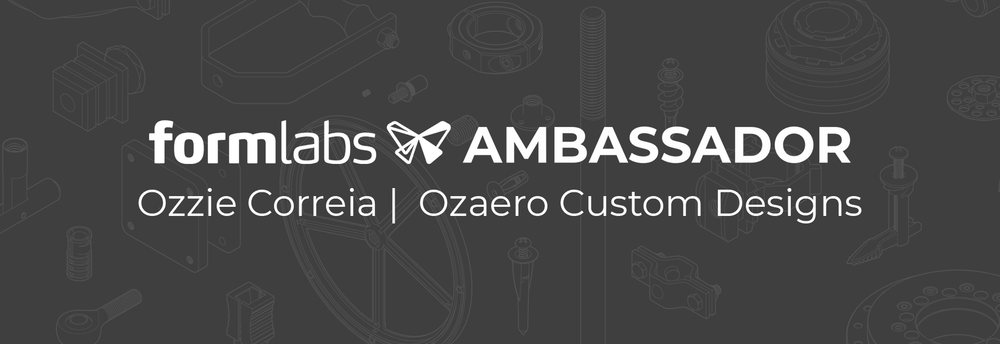 Formlabs Ambassador: Ozzie Correia & Ozaero Custom Designs - Shop3D.ca