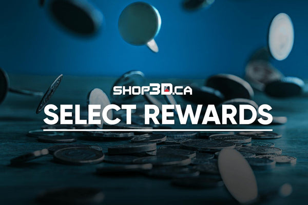 Introducing Shop3D.ca Select Rewards