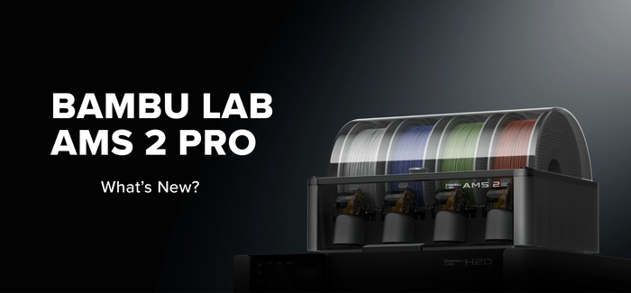 Bambu Lab AMS 2 Pro: What's New? - Shop3D.ca