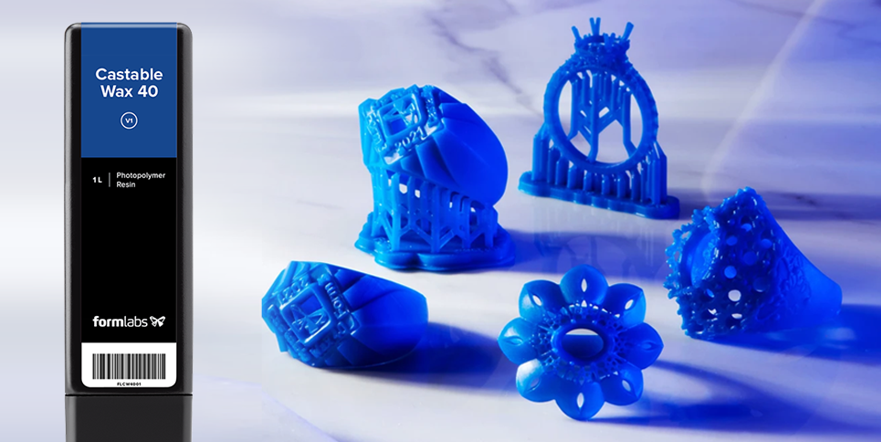 New Formlabs Resin: Castable Wax 40 - Shop3D.ca