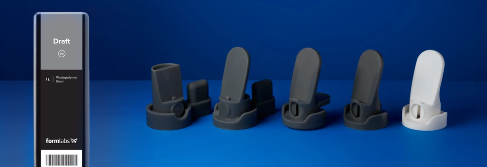 Draft V2 Resin - Print Fast, Prototype Faster - Shop3D.ca